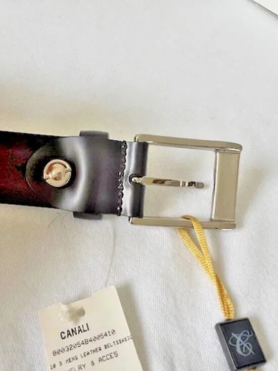 Canali | Accessories | Canali Mens Leather Belt Brown Made In Italy ...